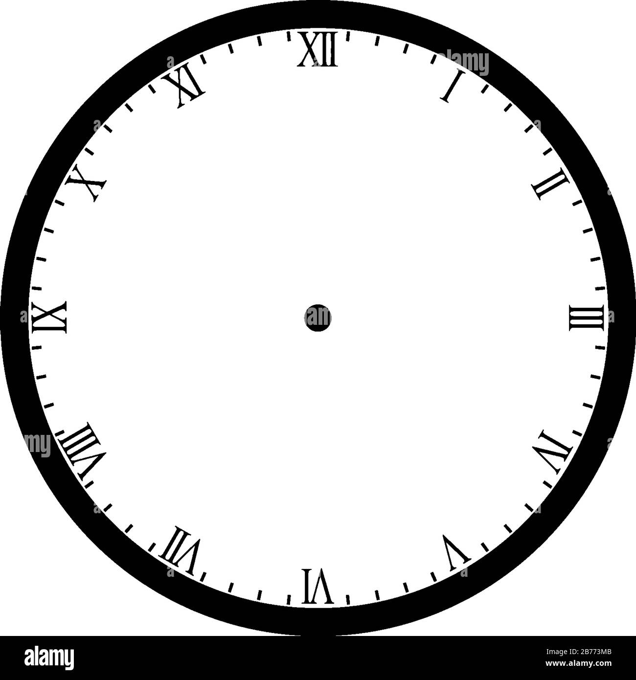 Analog Clock Face No Hands