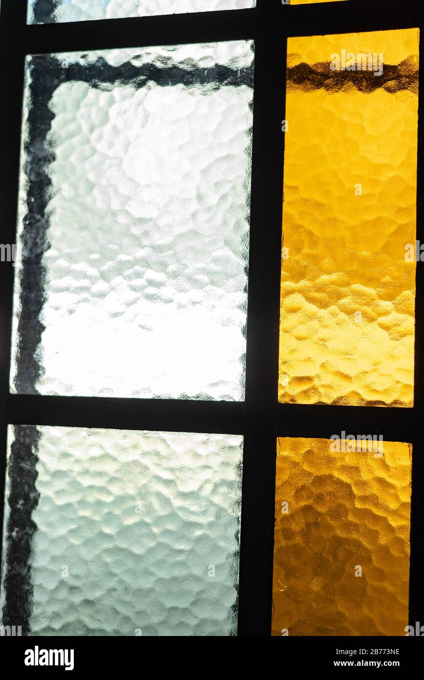Antique colored window texture Stock Photo - Alamy