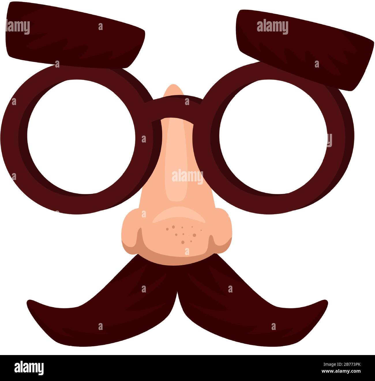 mask with glasses and moustache Stock Vector Image & Art - Alamy