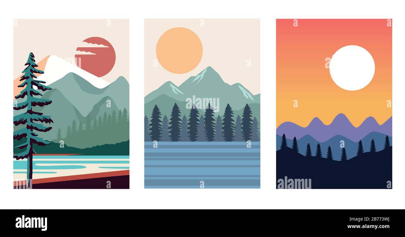 Beautiful scene scenes scenic Cut Out Stock Images & Pictures - Alamy