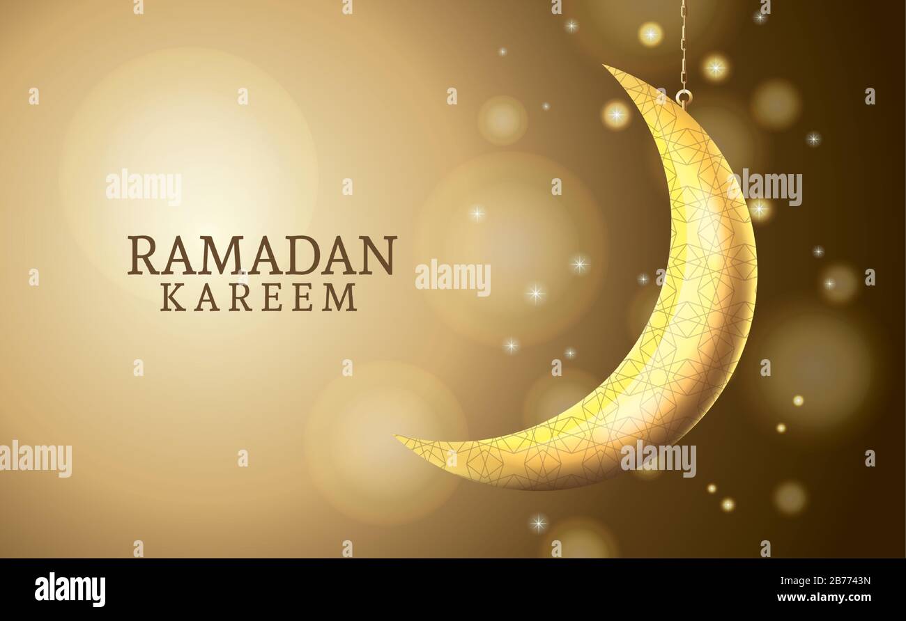 Ramadan concept golden month Stock Vector Images - Alamy