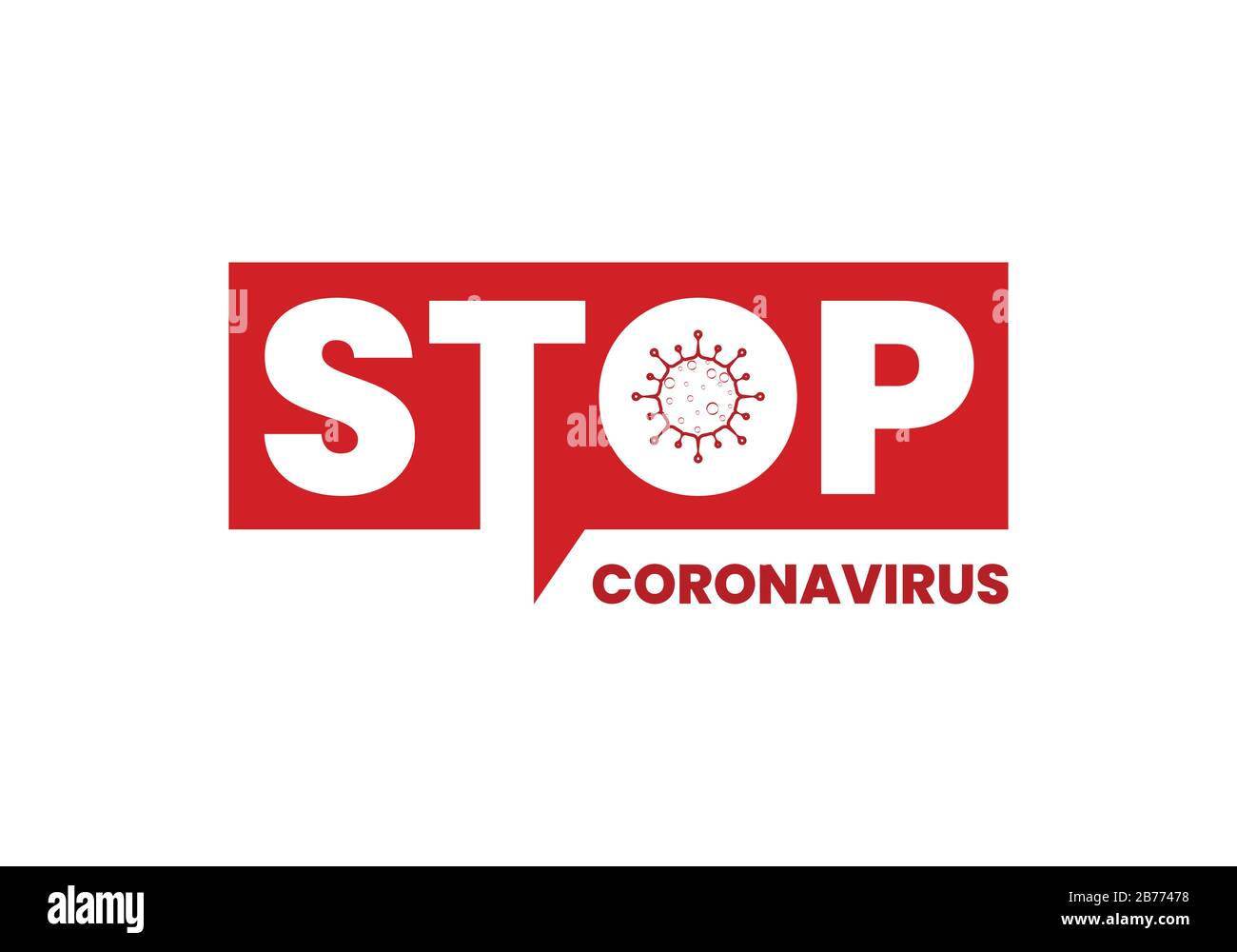Coronavirus (Covid-19). Symbol of the fight against coronovirus. Stop ...