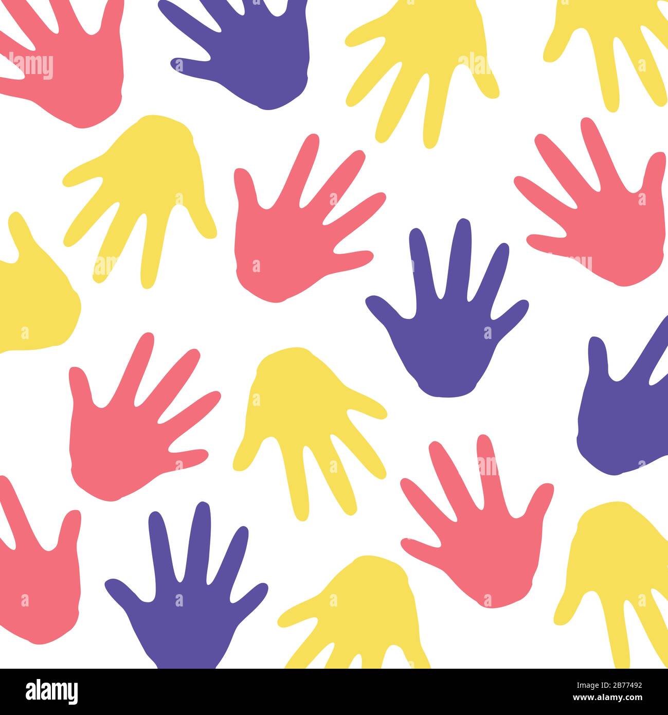 background hands of colors icons Stock Vector Image & Art - Alamy