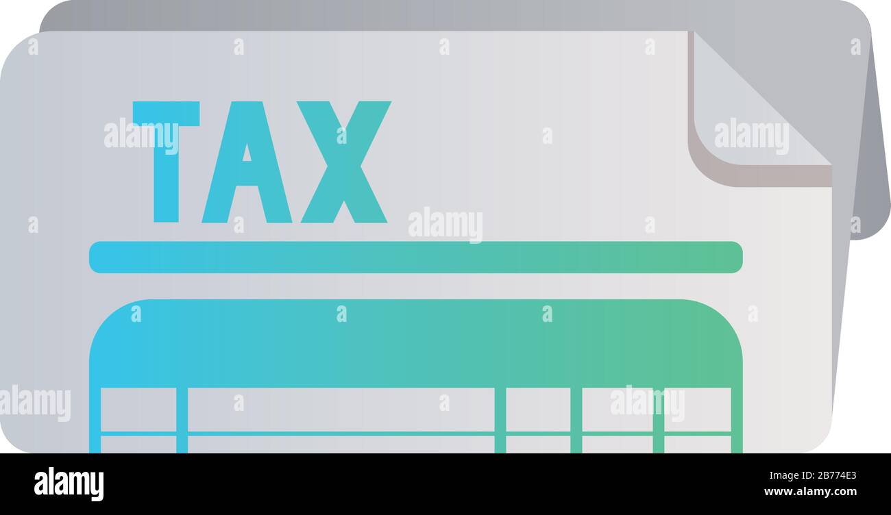 Isolated tax document vector design Stock Vector Image & Art - Alamy