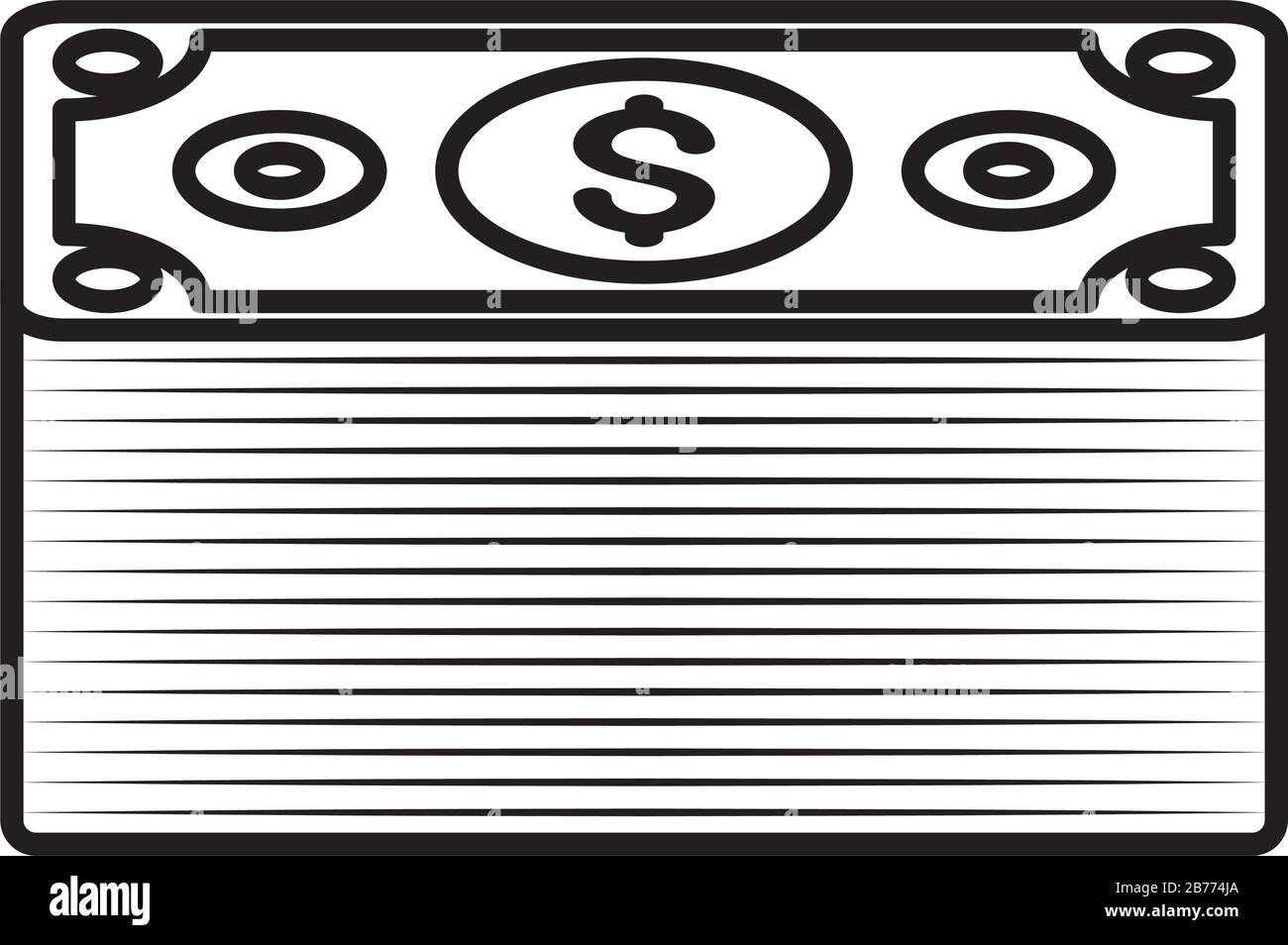 Money design financial item Black and White Stock Photos & Images - Alamy