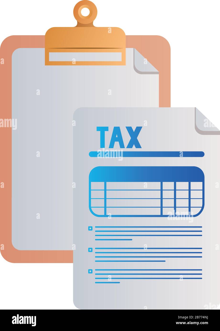 Isolated tax document vector design Stock Vector Image & Art - Alamy