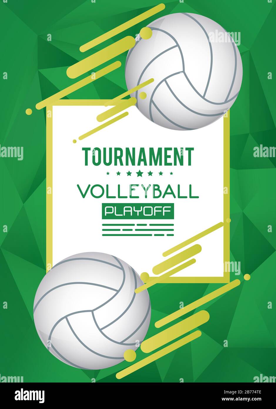 volleyball sport poster with balloons Stock Vector Image & Art - Alamy