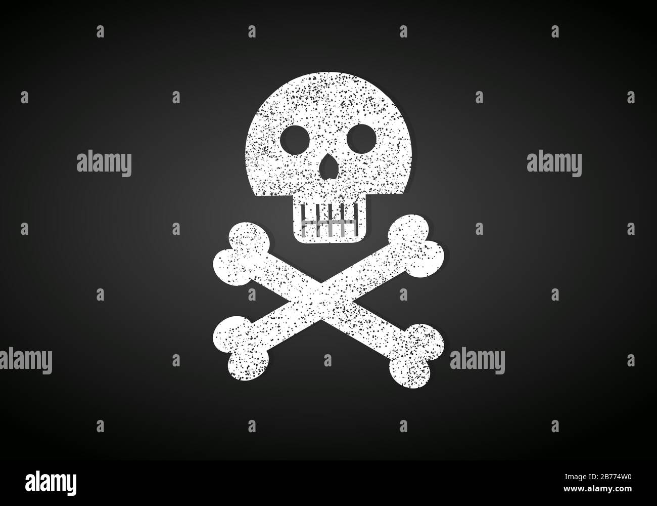 pirate flag isolated vector symbol illustration Stock Vector Image ...
