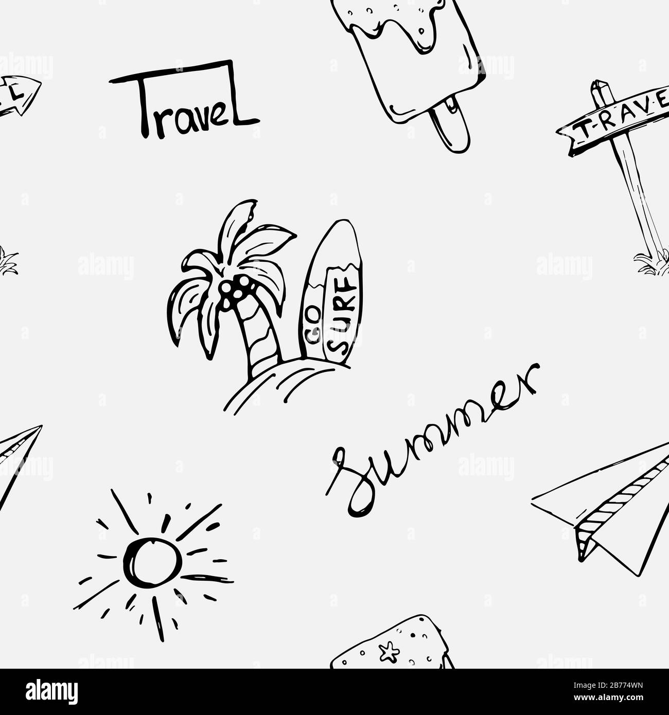 Flower icon seamless pattern Black and White Stock Photos & Images - Alamy