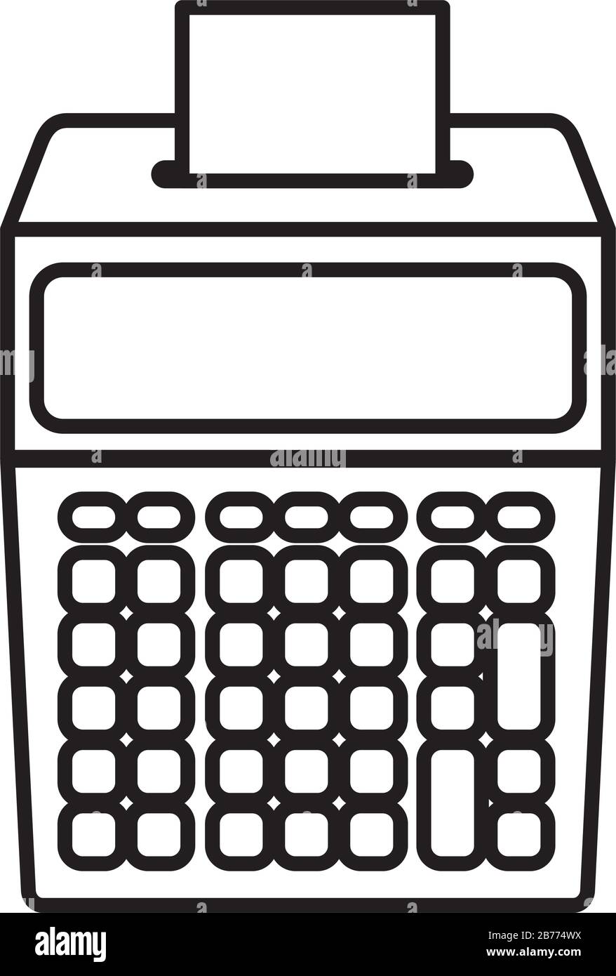 Isolated calculator tool vector design Stock Vector Image & Art - Alamy