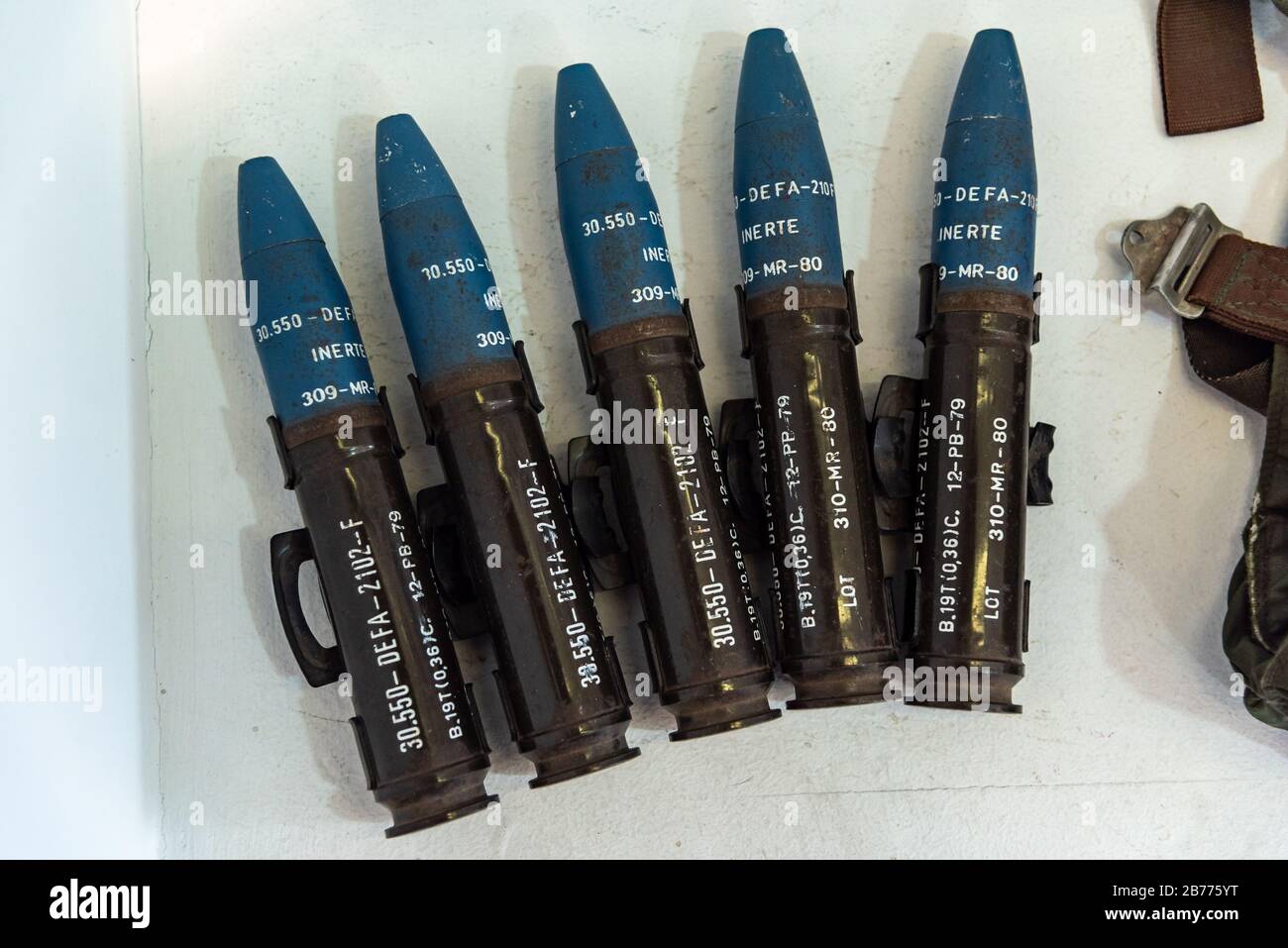 30 millimeters projectile unshooted Stock Photo - Alamy