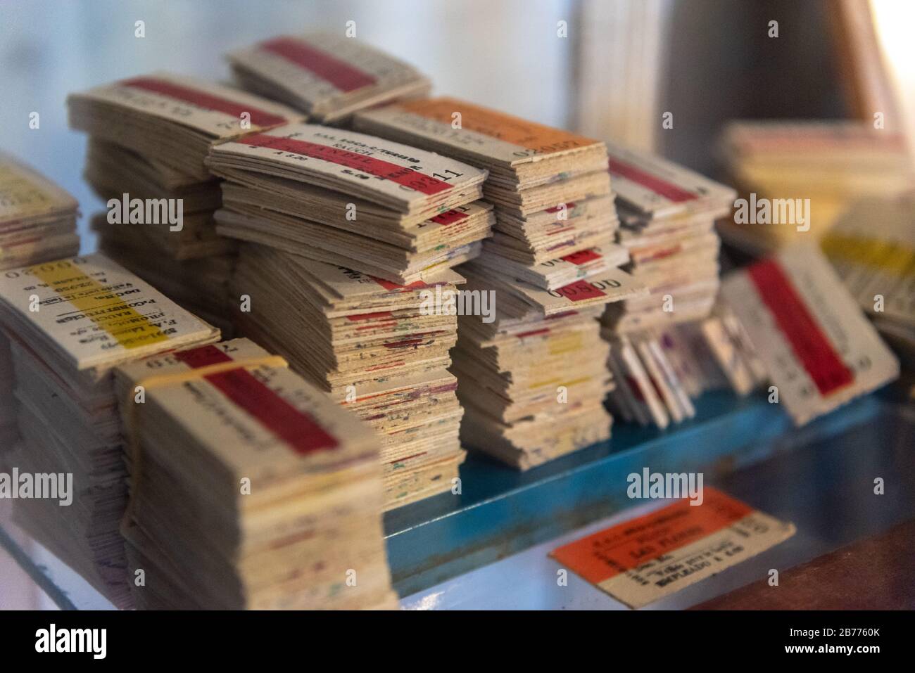 Pile of tickets hi-res stock photography and images - Alamy