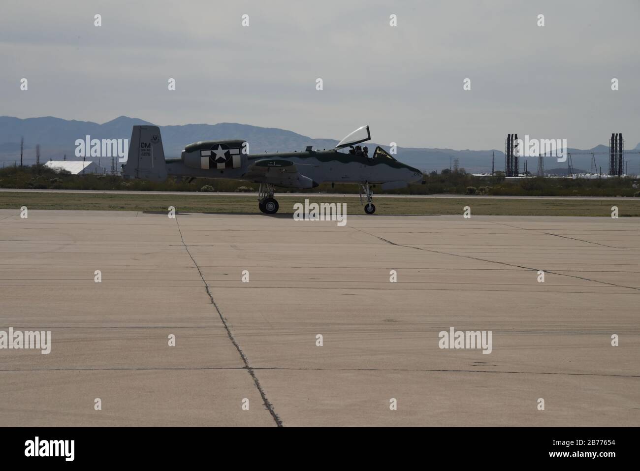 A U.S. Air Force A-10 Thunderbolt II, assigned to the A-10C Thunderbolt ...
