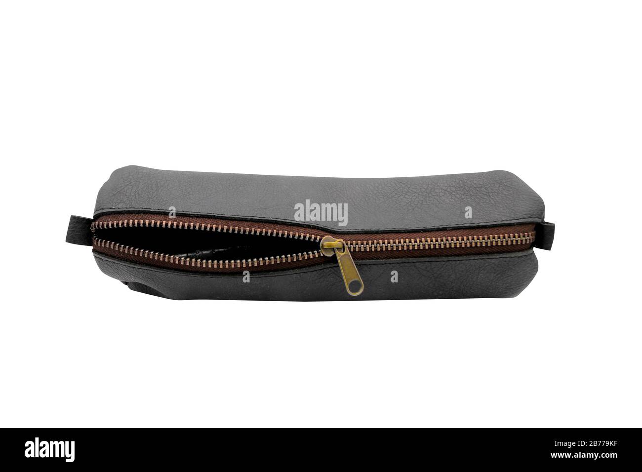 bag with zip isolated on white background.This had clipping path Stock ...