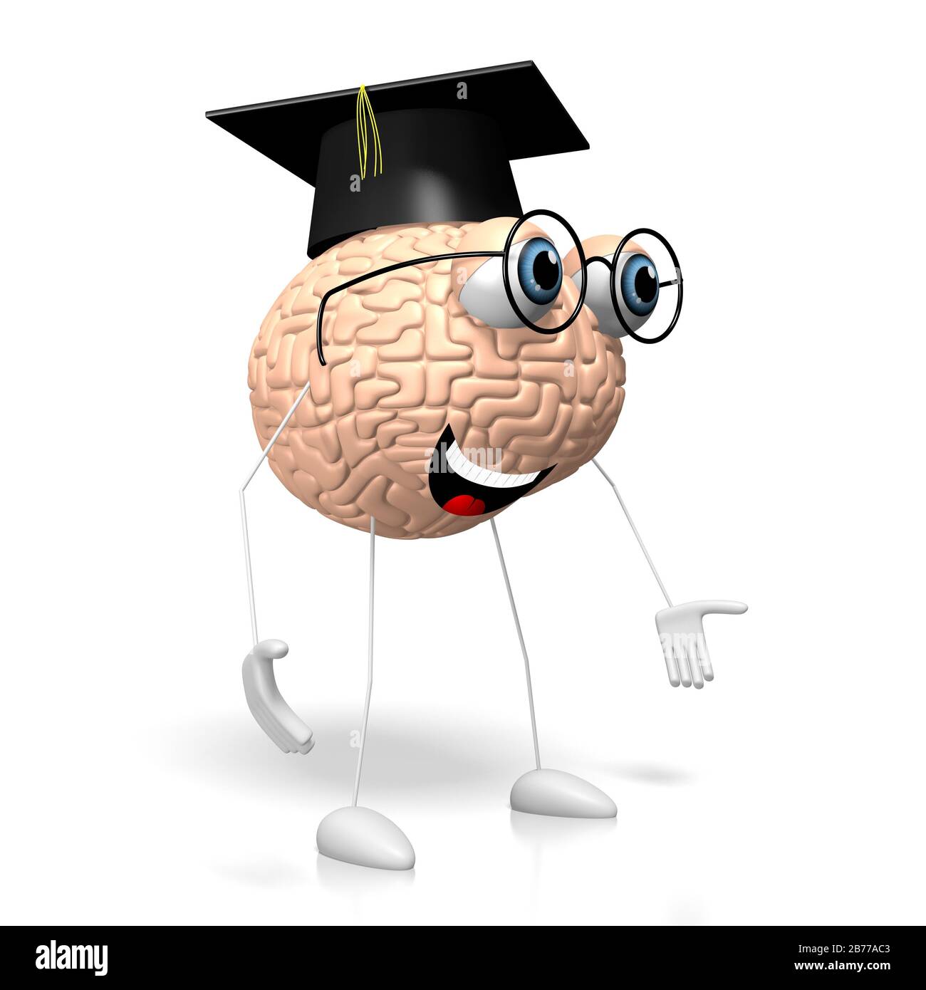 Brain cartoon hi-res stock photography and images - Alamy