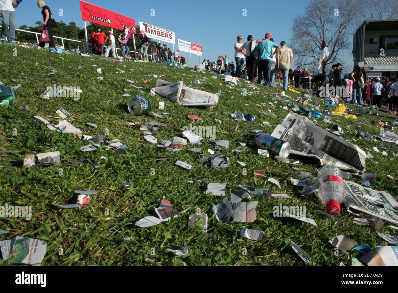 Football fans litter hi-res stock photography and images - Alamy