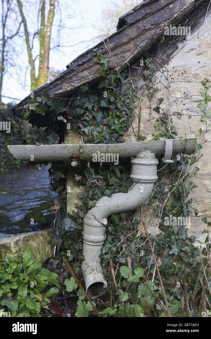 stone house pipe Stock Photo - Alamy