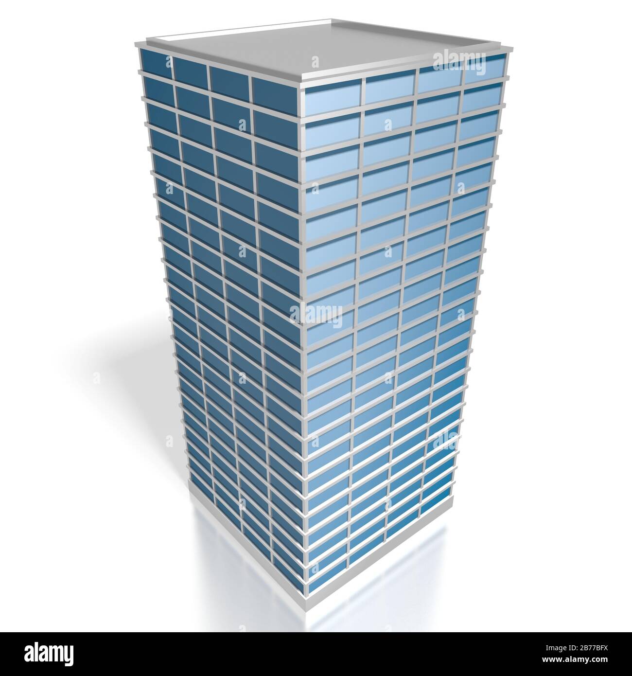 3D office building Stock Photo - Alamy