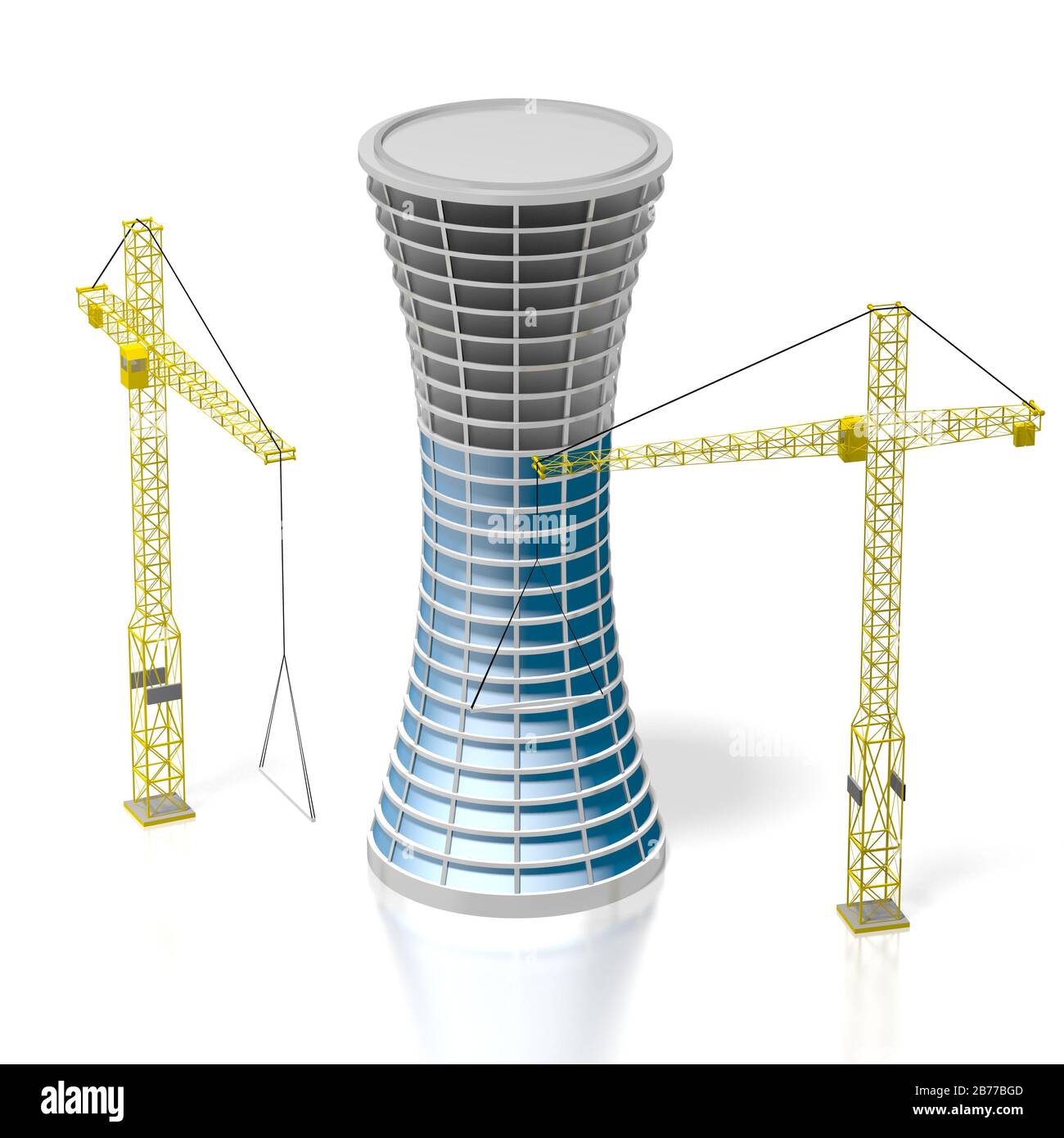 Building construction glass concrete Cut Out Stock Images & Pictures ...