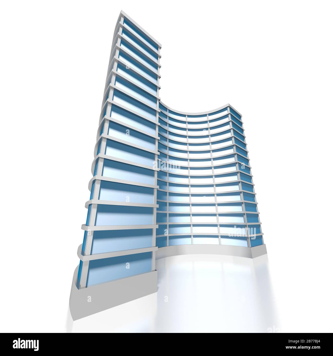 3D office building Stock Photo - Alamy