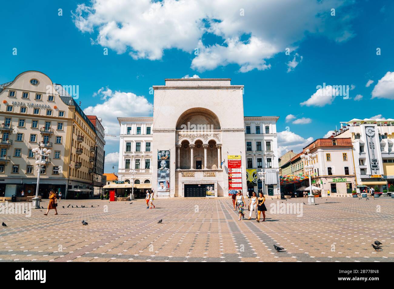 Timisoara center opera square hi-res stock photography and images - Alamy