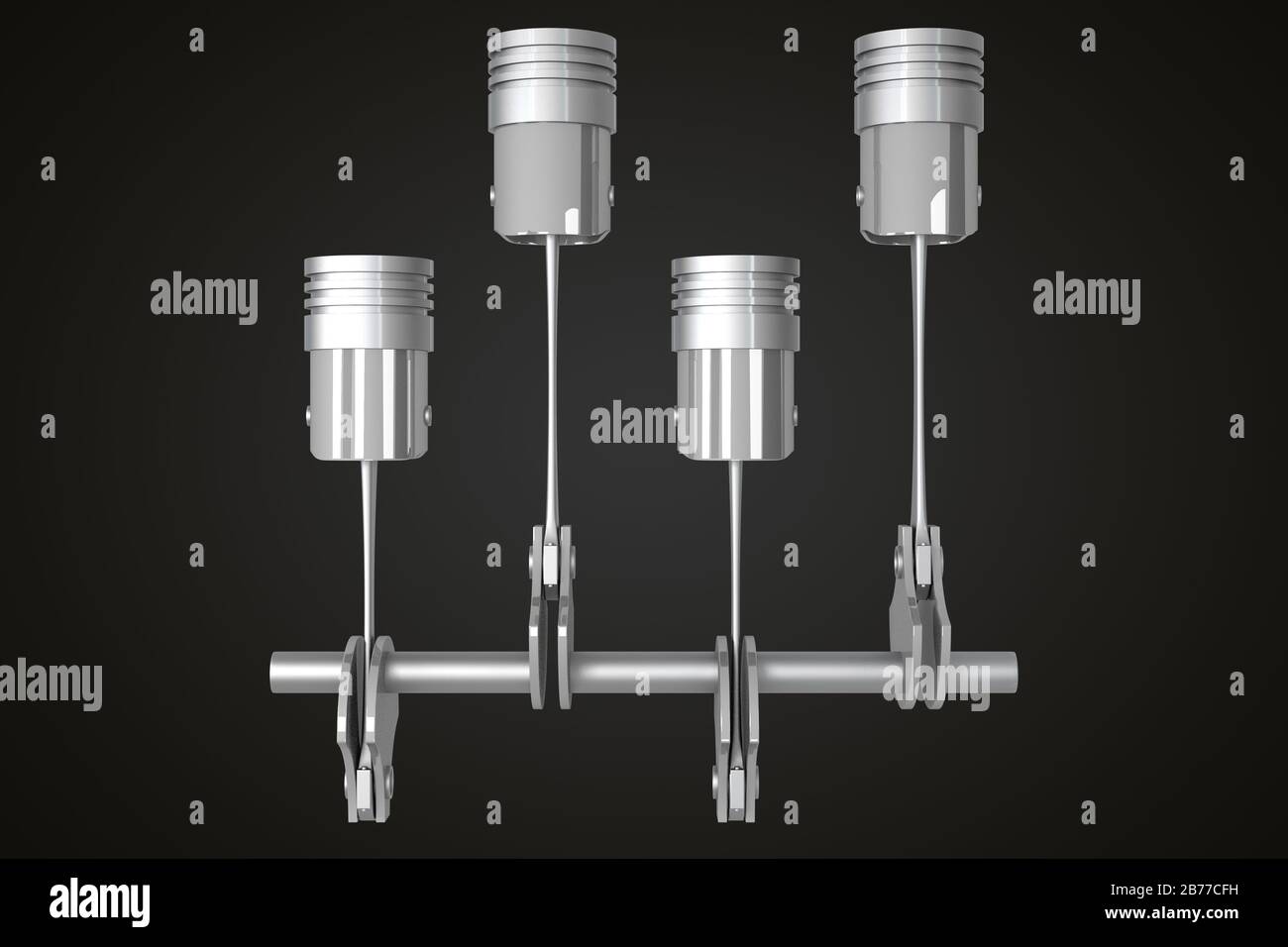 Car Engine Piston Animation