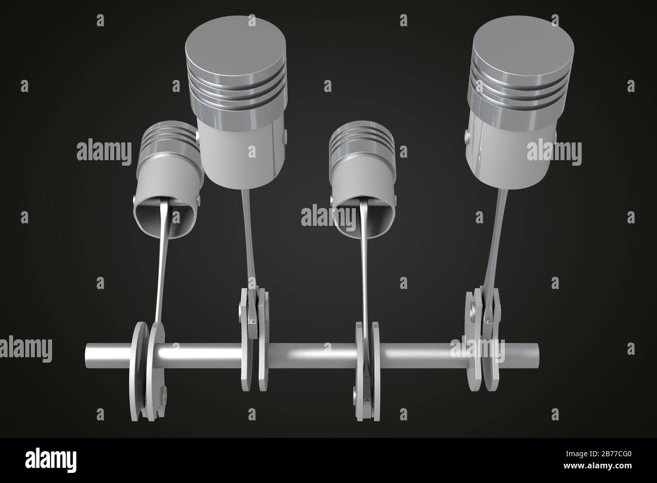 Car Engine Piston Animation