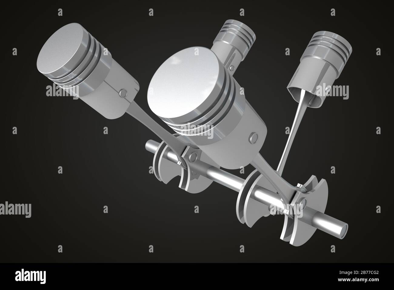 Car Engine Piston Animation