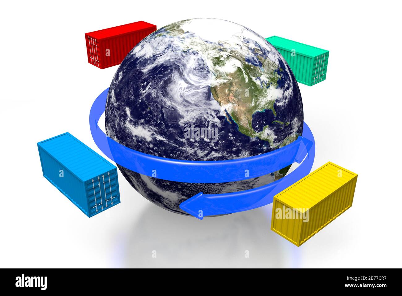 3D cargo containers, Earth/ globe - great for topics like international ...