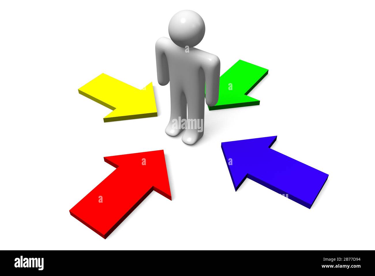 Arrows cut out hi-res stock photography and images - Alamy