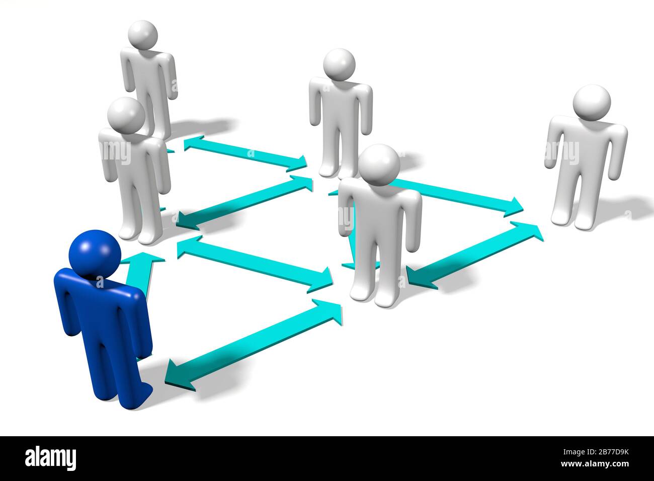 3D cartoon characters Stock Photo - Alamy