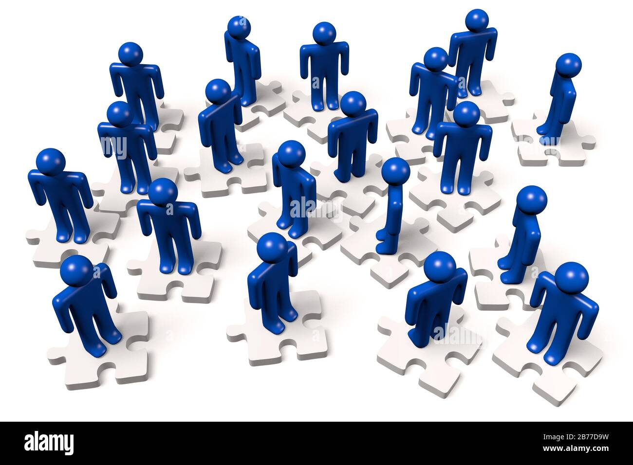 3D cartoon characters Stock Photo - Alamy
