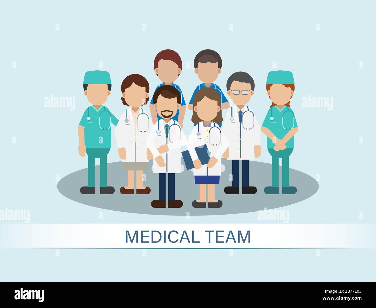 Staff characters Stock Vector Images - Alamy
