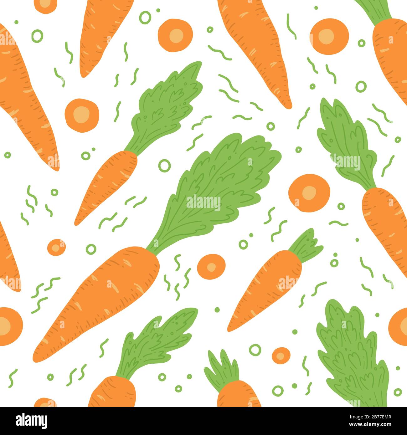 Carrot pattern seamless. Vector illustration for background, print ...