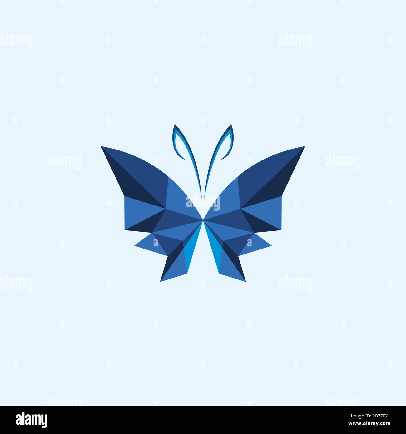 Butterfly logo vector design template Stock Vector Image & Art - Alamy