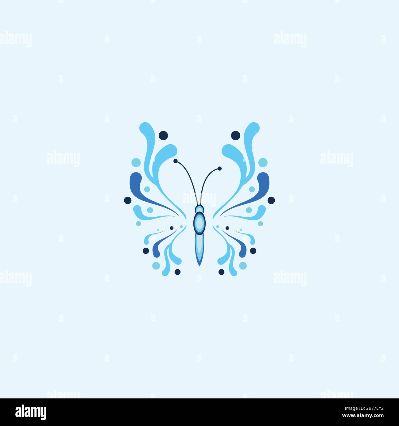 Butterfly logo logo logos logo hi-res stock photography and images - Alamy