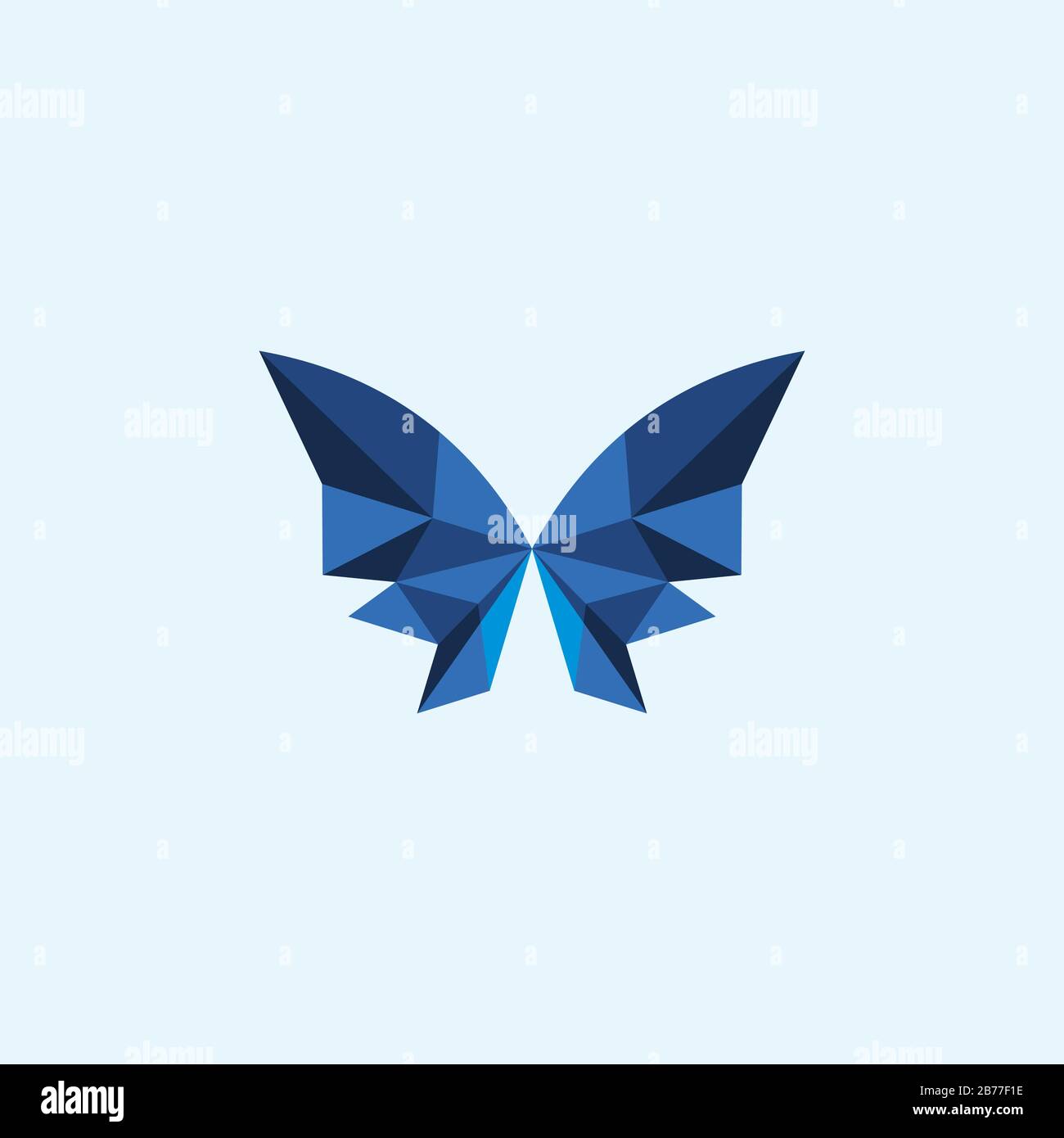 Butterfly logo vector design template Stock Vector Image & Art - Alamy