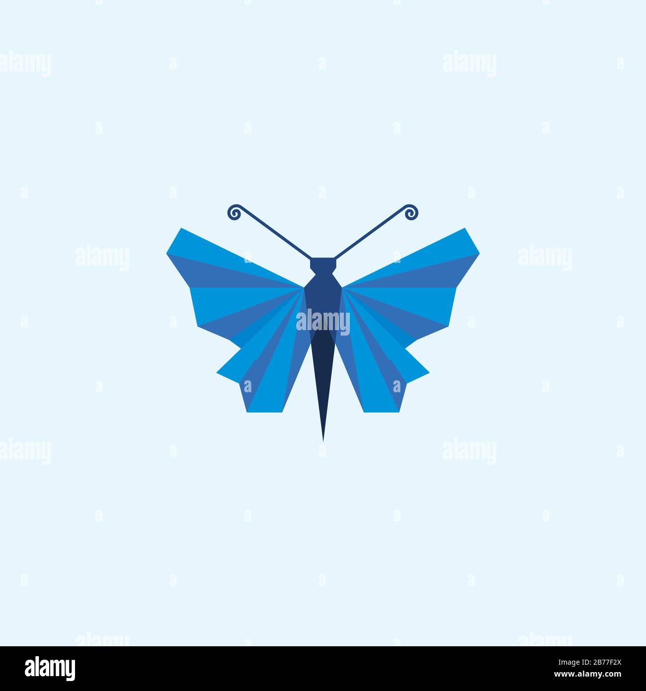 Butterfly logo vector design template Stock Vector Image & Art - Alamy