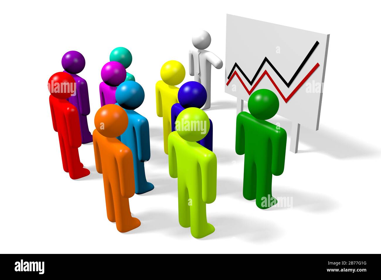 Human presentation Cut Out Stock Images & Pictures - Alamy