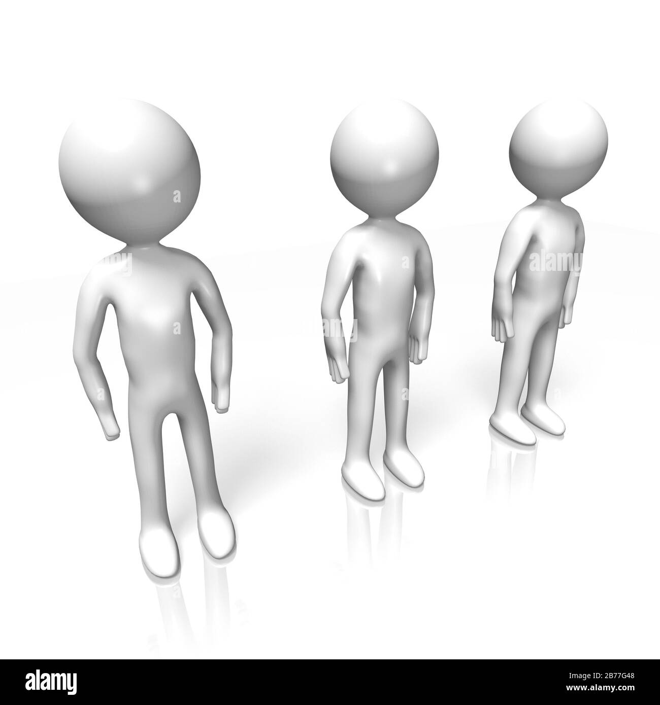 3 human characters Stock Photo - Alamy