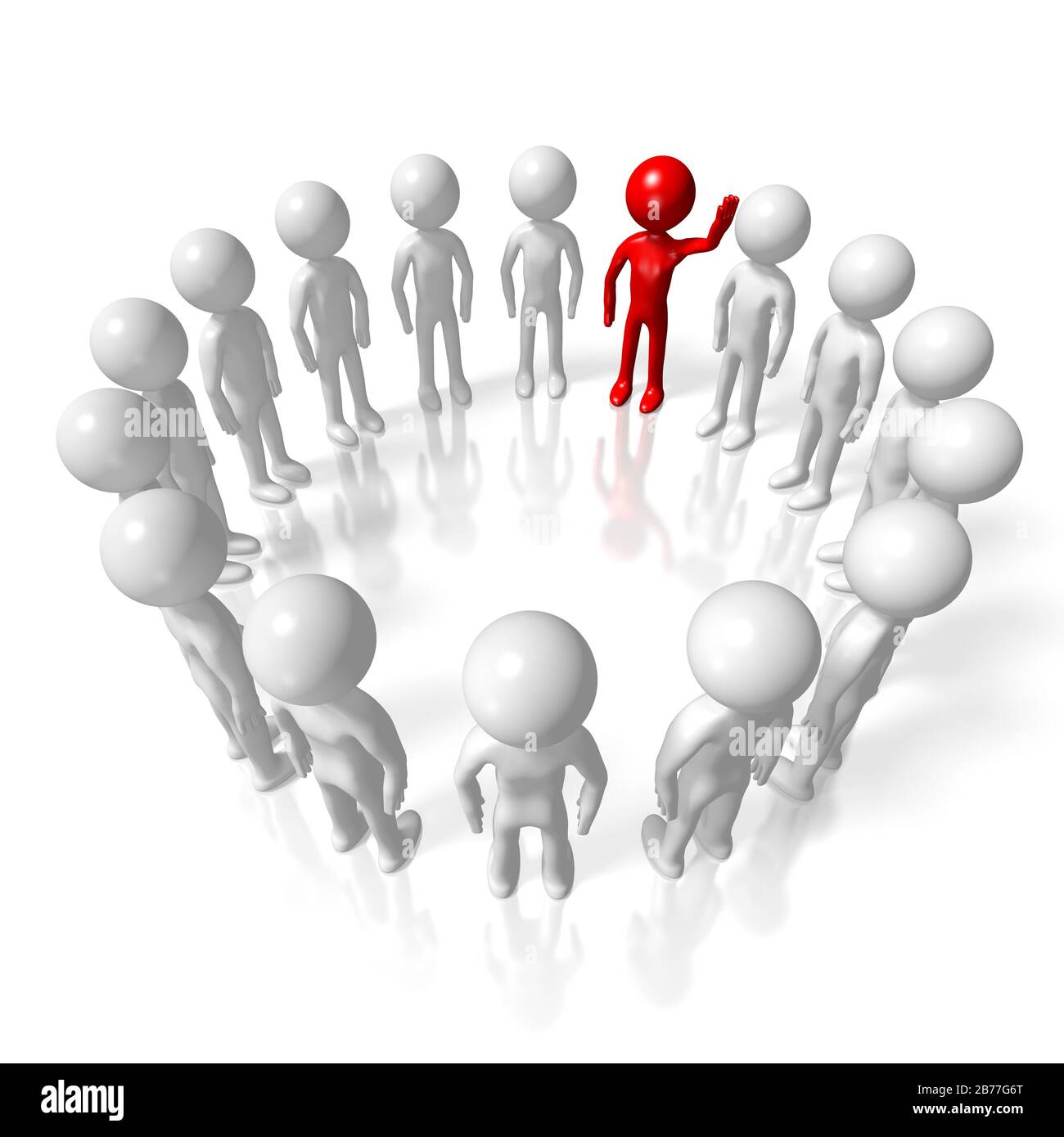 3D characters concept Stock Photo - Alamy