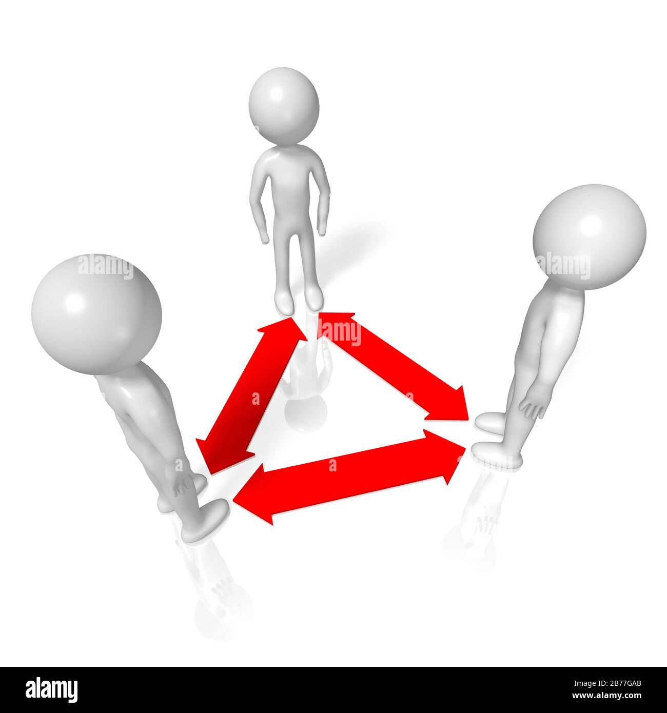 3D characters concept Stock Photo - Alamy