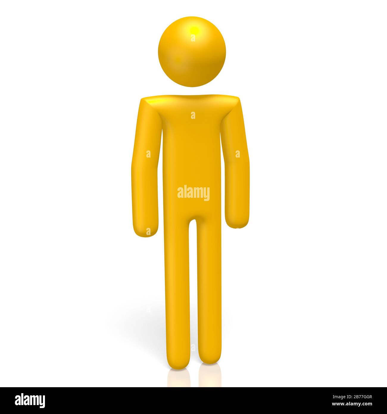 3D human cartoon character Stock Photo - Alamy