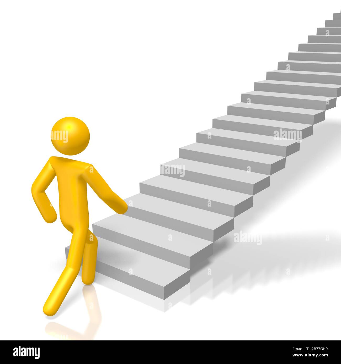 3D stairs concept Stock Photo - Alamy