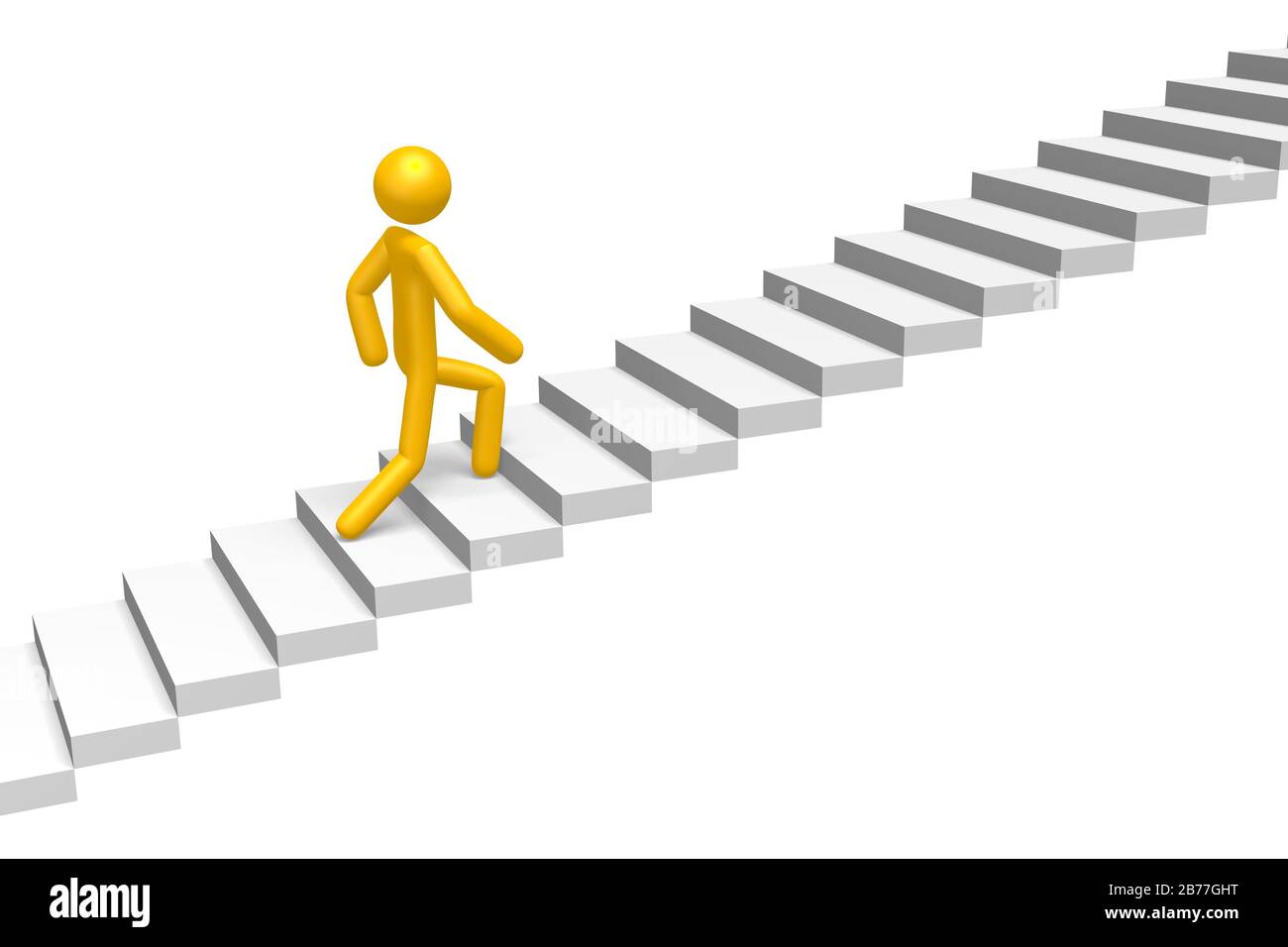 3D stairs concept Stock Photo - Alamy