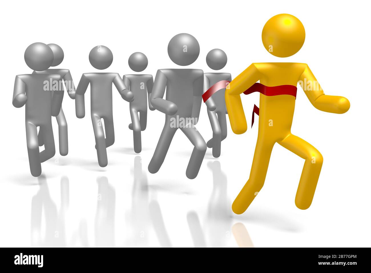 3D winner concept Stock Photo - Alamy