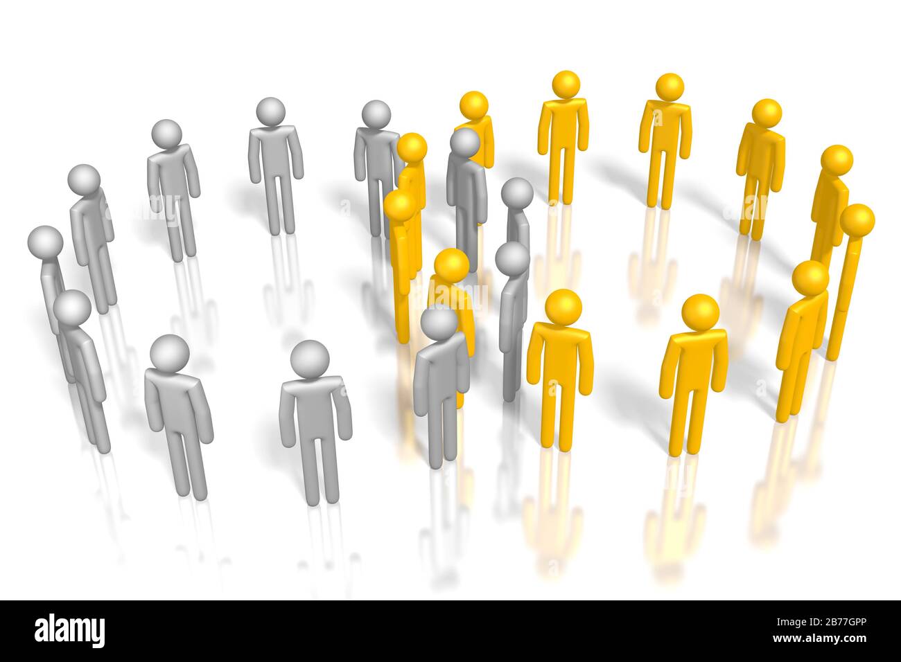 3D common part concept Stock Photo - Alamy