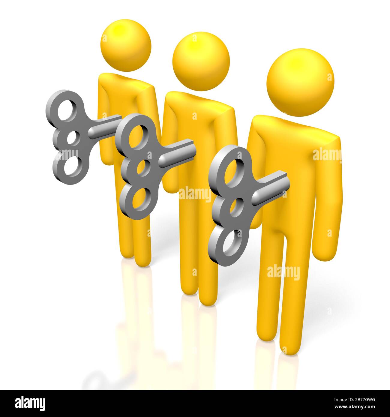 3D wind-up toy Stock Photo - Alamy