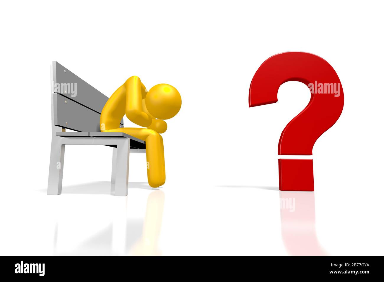 Uncertain future concept Cut Out Stock Images & Pictures - Alamy