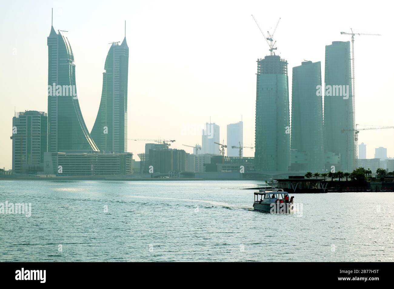 Bahrain Financial Harbor District with the Unique Landmark, Manama ...